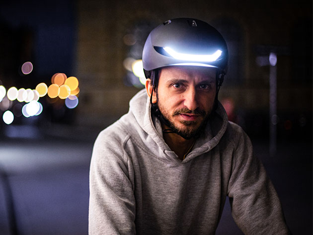 Lumos Smart LED Helmet (Matrix/Charcoal Black) | iDrop News