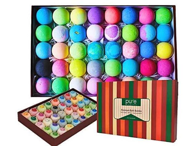 Natural Bath Bombs Gift Set - 40 Bath Bombs | StackSocial