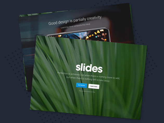 Slides Website Templates: 1-Year Subscription | StackSocial