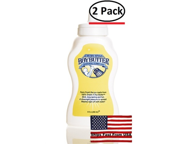 ( 2 Pack ) Boy Butter Lubricant 9 Oz Squeeze | StackSocial