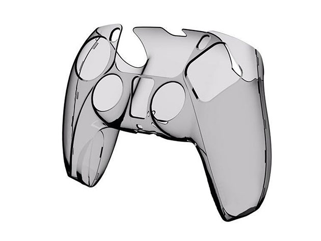 PS5 Clear Controller Case (Black) | Gadget Hacks