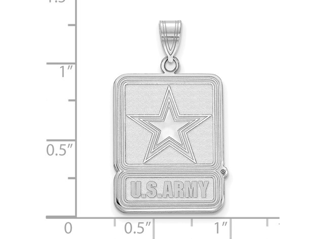 Sterling Silver Medium United States Army Logo Pendant | StackSocial
