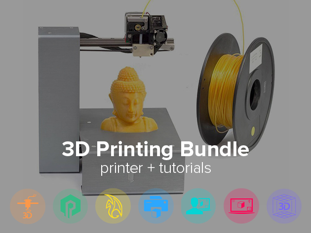 The 3D Printing Starter Bundle - 3D Printer Included! | StackSocial