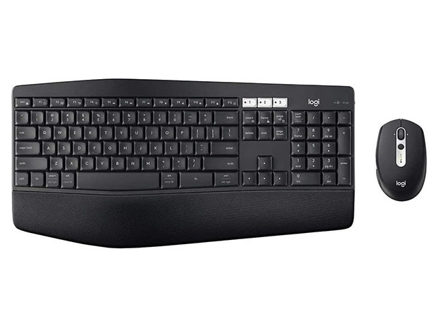 Logitech MK825 Wireless Keyboard & Mouse Combo- Black (Refurbished ...