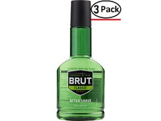 BRUT by Faberge AFTERSHAVE 5 OZ (PLASTIC BOTTLE) (Package Of 3 ...