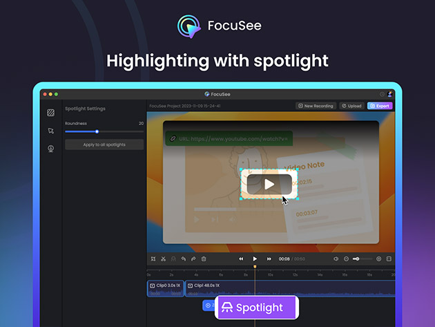 FocuSee Screen Recording Tool: One-Time Lifetime Subscription (2 Computers) | Pocketnow