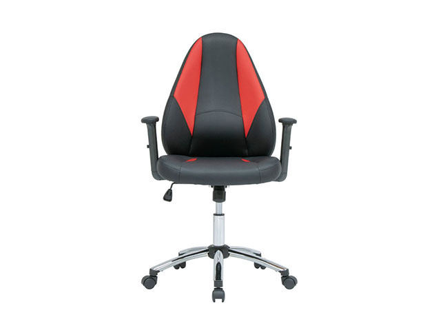 Contoured Gamer Chair with Tilt & Height Adjustable Seat | StackSocial