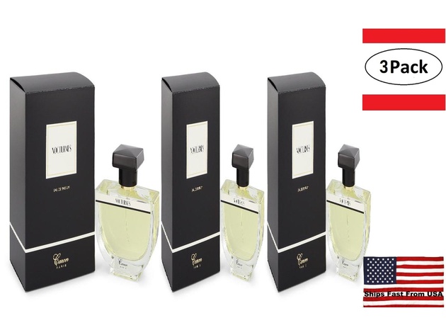 3 Pack NOCTURNES D'CARON by Caron Eau De Parfum Spray 1.7 oz for Women ...