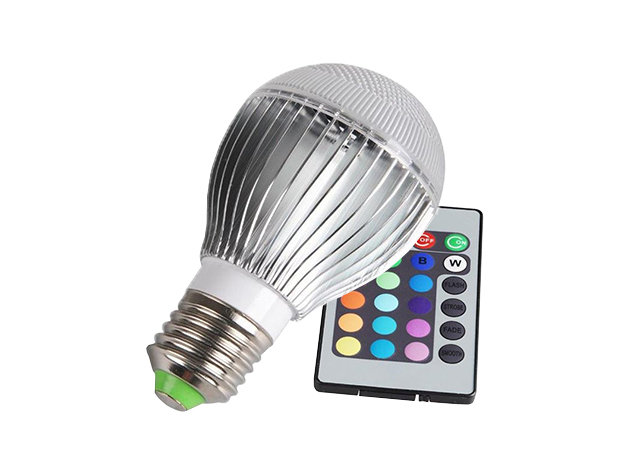 Color-Changing LED Globe Bulb with Remote | StackSocial