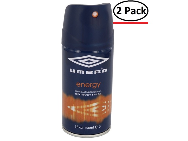 Umbro Energy by Umbro Deo Body Spray 5 oz for Men (Package of 2 ...