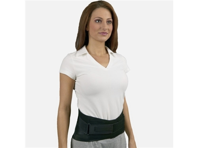 Med Spec Back-N-Black Low Profile Lumbar Sacral Support, Small Size ...