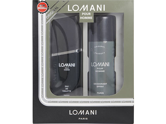 LOMANI by Lomani EDT SPRAY 3.3 OZ & DEODORANT SPRAY 6.6 OZ for MEN 100% ...