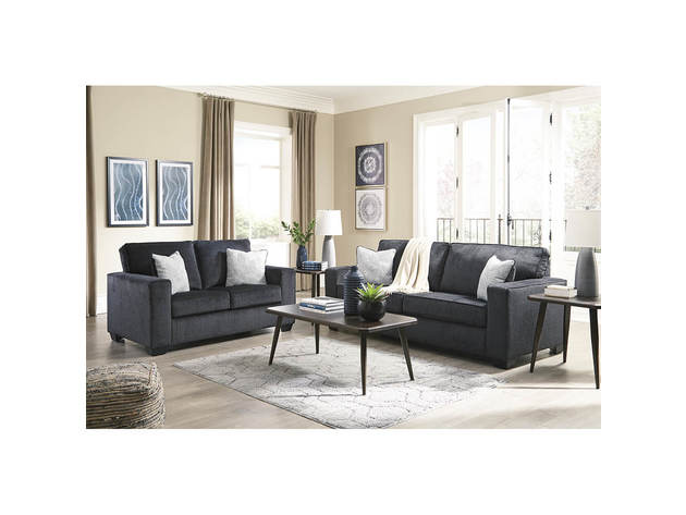 Ashley Signature Design 8721335 Altari Loveseat - Slate | StackSocial