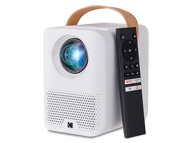 Kodak FLIK HD9 1080p Portable Smart Projector with Built-In Speakers ...