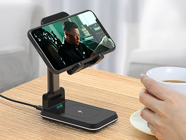 Dual Wireless Charging Phone Stand | Android Authority