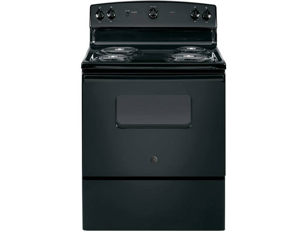 GE JBS160DMBB 5.0 Cu. Ft. Black Electric Coil Range | StackSocial
