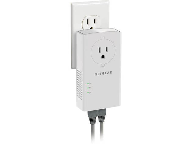 Netgear PLP2000100PA Powerline 2000 + Extra Outlet | StackSocial