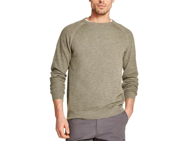Weatherproof Men's Stonewashed Sweater Green Size Extra Large | StackSocial