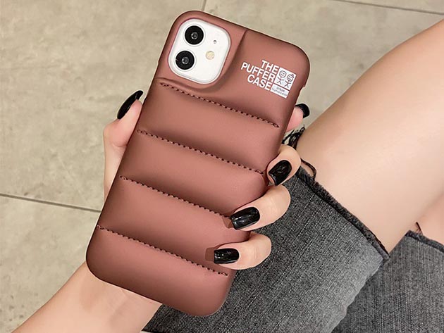 The Puffer Case for iPhone 12/12 Pro (Coffee) | Christian Post