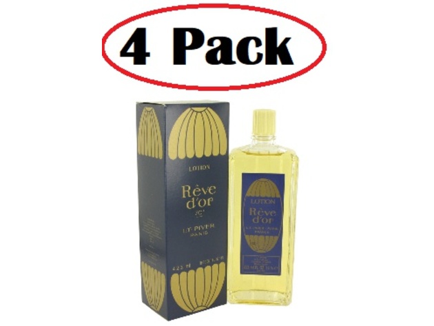 4 Pack of Reve D'or by Piver Cologne Splash 14.25 oz | StackSocial