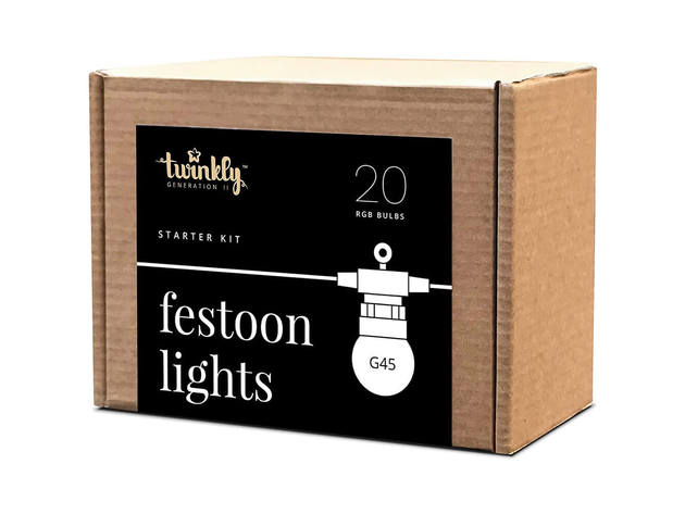 Twinkly TWF020STP Festoon Lights - Starter Kit - Generation II ...