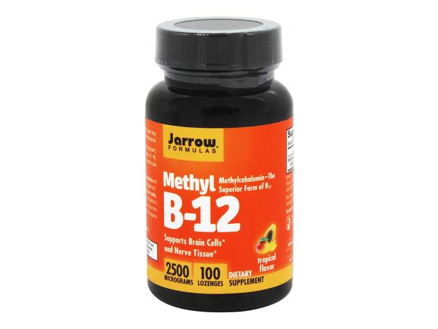 Jarrow Formulas - Methyl B12 Tropical Flavor 2500 mcg. - 100 Lozenges ...