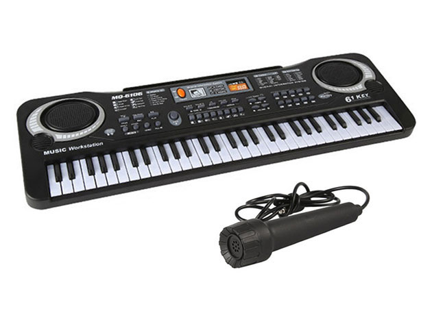 61-Key Electronic Keyboard with Microphone for Children | Entrepreneur