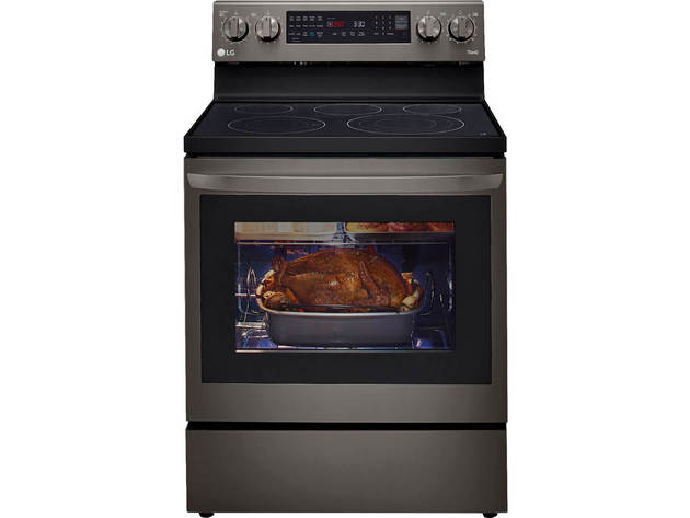 LG LREL6325D 6.3 cu. ft. Smart True Convection InstaView Electric Range ...