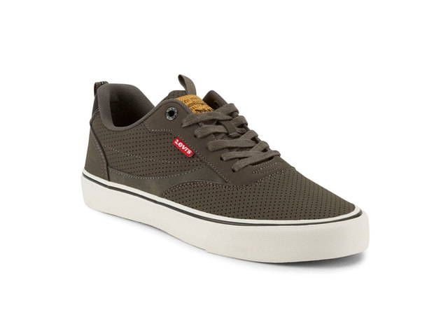 Levi's Mens Lance Perf S Fashion Sneaker Shoe - 13 M Charcoal/Black | Joyus