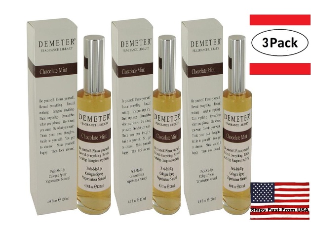 3 Pack Demeter Chocolate Mint by Demeter Cologne Spray 4 oz for Women ...