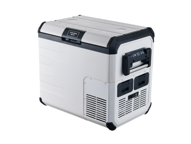 Explorer Bear UR45W 48Q/45L 12V/24V Portable Electric Fridge Freezer (Plug-in & 2 Batteries ...