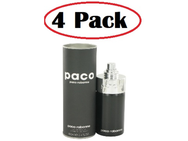 4 Pack of PACO Unisex by Paco Rabanne Eau De Toilette Spray (Unisex) 3. ...