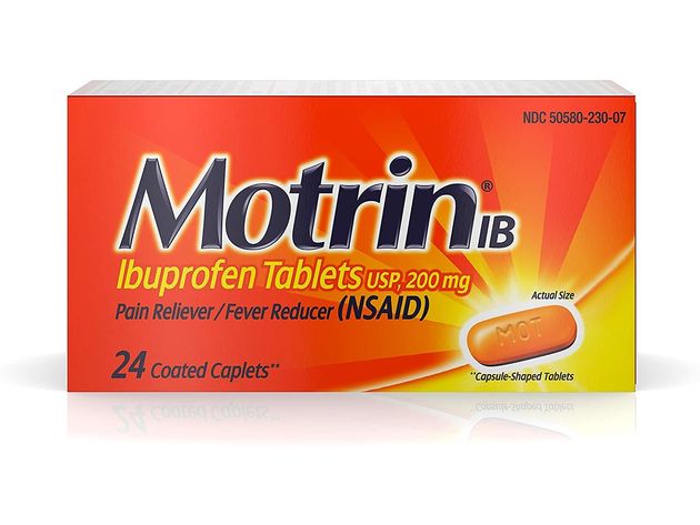 Motrin IB, Ibuprofen Tablets for Fever, Muscle Aches, Headache and Back ...