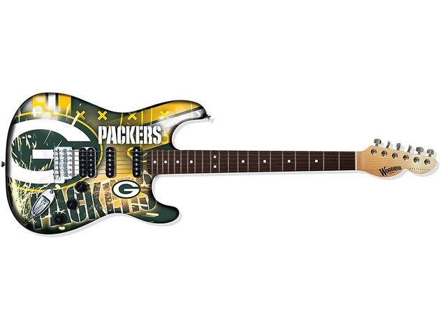 NFL Woodrow Green Bay Packers Rosewood Fingerboard NorthEnder Electric ...