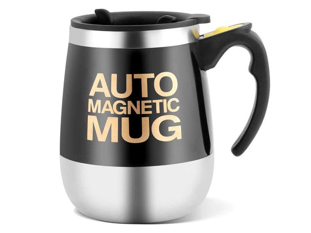 Self-Stirring Mug (Black/Automatic) | Black Enterprise