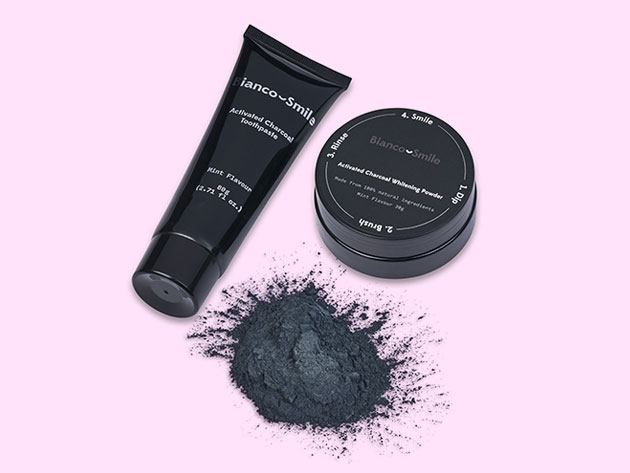 Bianco Smile Activated Charcoal Teeth Whitening Powder | New Atlas