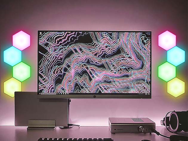 6-Piece Touch Sensitive Modular Wall Lighting | StackSocial