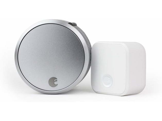 August Home ASL-03 AC-R1 Smart Lock Pro+ Connect Wi-Fi Bridge Bundle ...