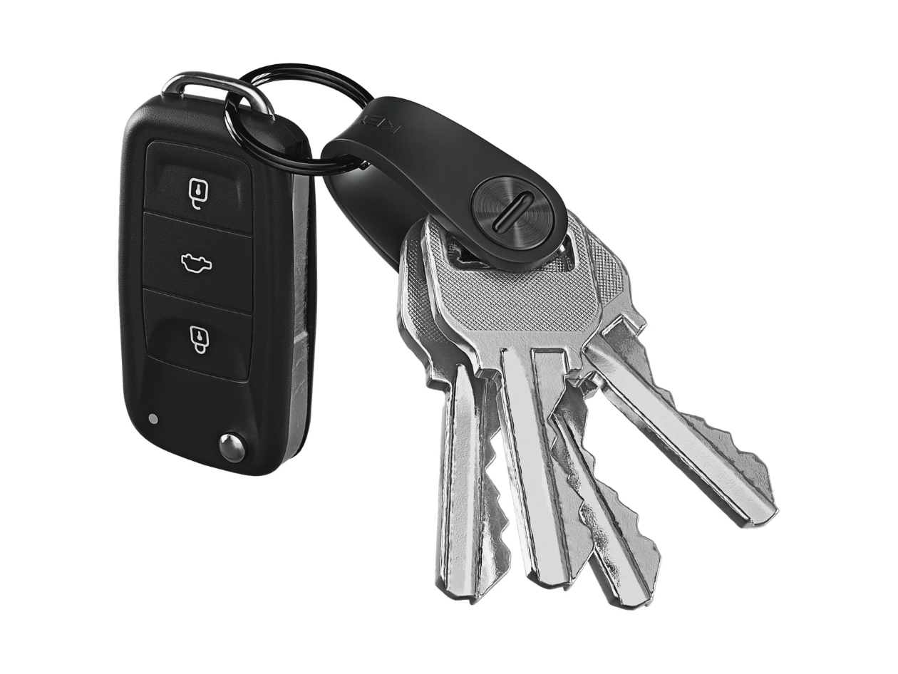 KeySmart® Mini 5-Key Holder Plus Car Key Fob | Black Enterprise
