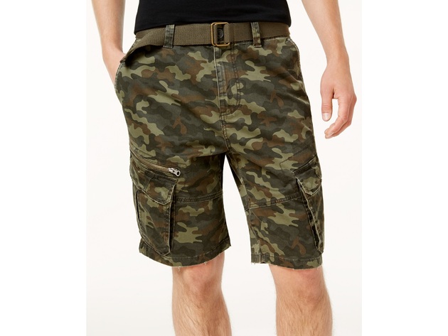 American Rag Men's Camo Cargo 10" Shorts Green Size 31W | Cult of Mac