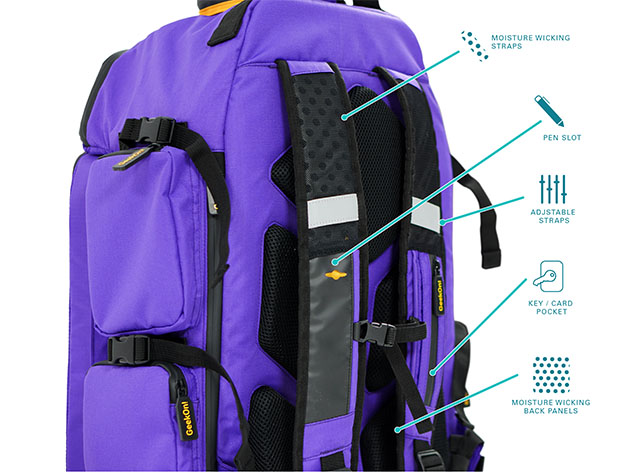 Ultimate Board Game Backpack (Purple) | StackSocial