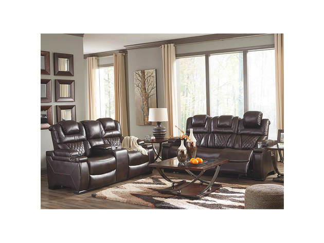 Ashley Signature Design 7540718 Warnerton Power Reclining Loveseat with ...