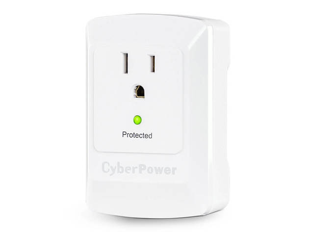 CyberPower B100WRC1 Single Outlet Surge Protector | theChive University