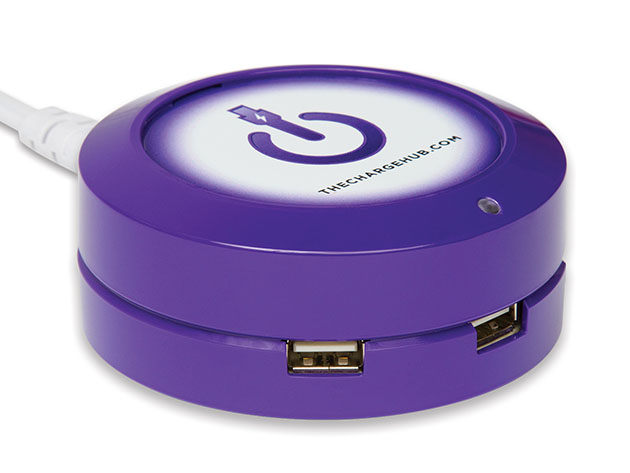 ChargeHub X3: 3-Port USB SuperCharger (Purple) | Entrepreneur