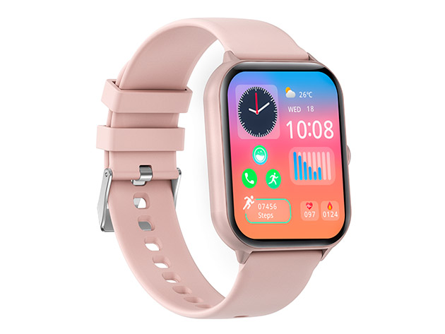 CMax Lite Bluetooth Smartwatch (Pink) | StackSocial