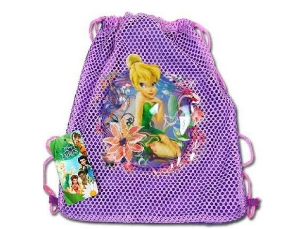 Drawstring Bag - Disney Fairies Tinkerbell Purple Drawstring Bag ...