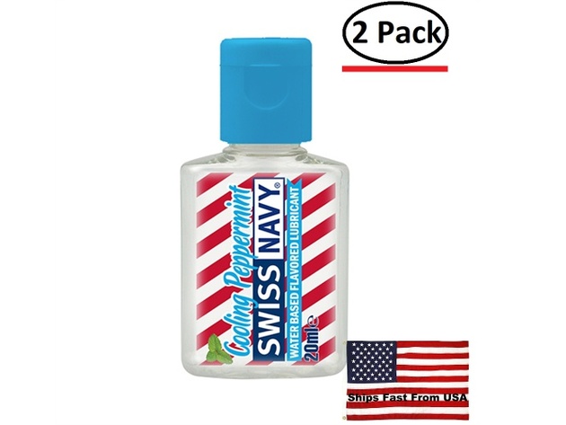 ( 2 Pack ) Swiss Navy Flavors Water-Based Lubricant - Cooling ...