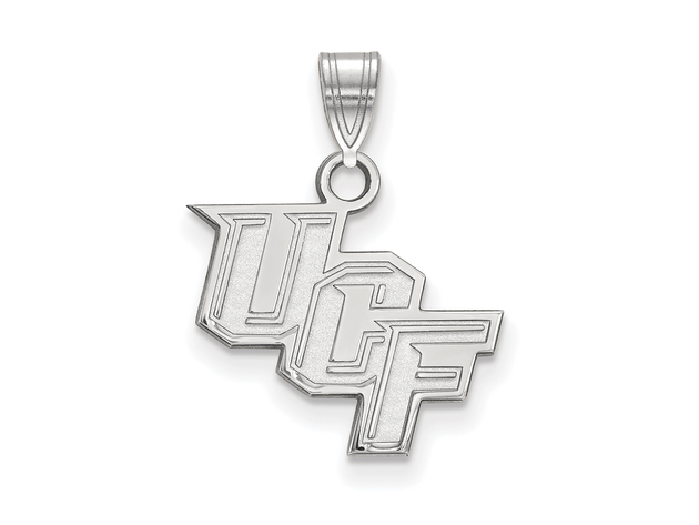 14k White Gold Central Florida Small 'UCF' Pendant | StackSocial