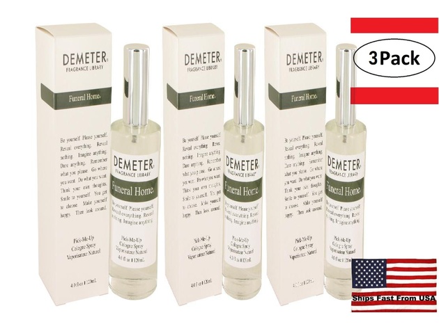 3 Pack Demeter Funeral Home by Demeter Cologne Spray 4 oz for Women ...