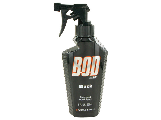 Bod Man Black Body Spray 8 oz For Men 100% authentic perfect as a gift ...